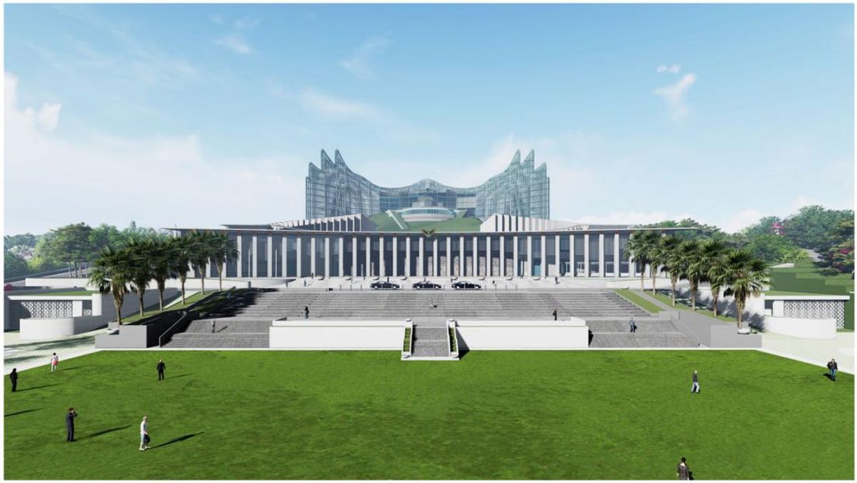 Kartinimedia.id - Yuk, Intip Foto Istana Presiden dan Lapangan Upacara IKN